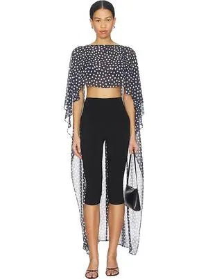 Majorelle Lita Top - Black Polka Dot