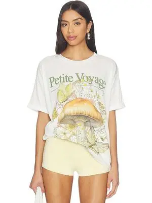 THE LAUNDRY ROOM Petite Voyage Oversized Tee - White