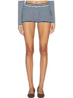 Miaou Emilia Short - Blue Stripe