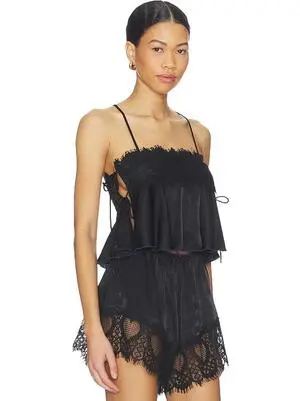 Free People Sweet Love Cami - Black
