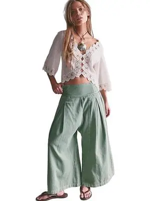 Free People Valencia Harem Jean Mint Tea