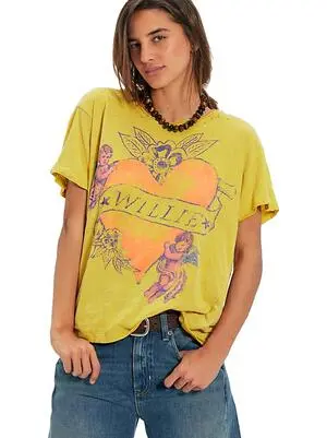 MAGNOLIA PEARL Willie Admiration Tee - Yellow