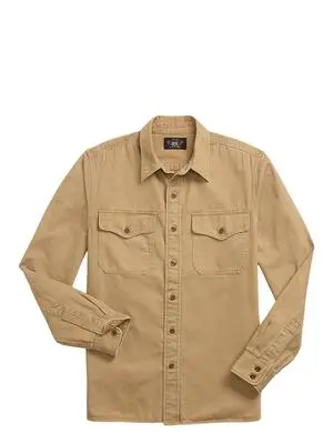 Ralph Lauren Twill Officer's Workshirt - Faded Tan