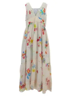 Pero Long Sleeveless Dress - Multicolor