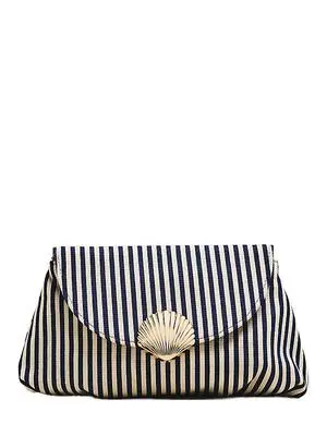 SHIRALEAH Nautical Clutch Navy