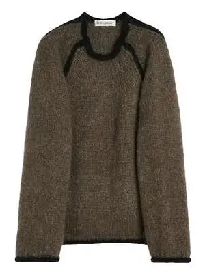 Our Legacy Rider Roundneck Mohair Sweater - Steel Mohair