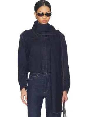 SELMACILEK Frosted Denim Jacket - Blue
