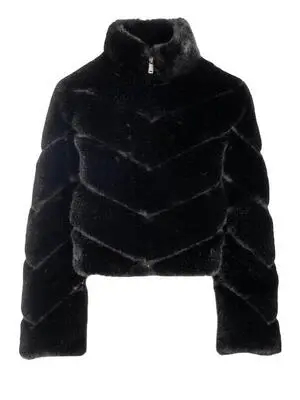 Generation Love Brianna Faux Fur Jacket - Black