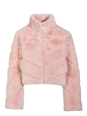 Generation Love Brianna Faux Fur Jacket - Pink
