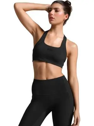 2xu Form Racerback Medium Impact Bra Black/black
