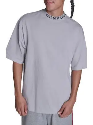 CONVERSE Gold Standard Mock Tee - Grey Area