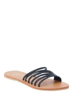 Matisse Cali Slide Sandal Black Leather