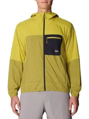 Mountain Hardwear Wind Veil™ Hooded Jacket Bright Fatigue/lucky Chard
