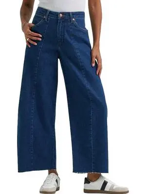 Wrangler High-waist Barrel Jeans - Denim Delight