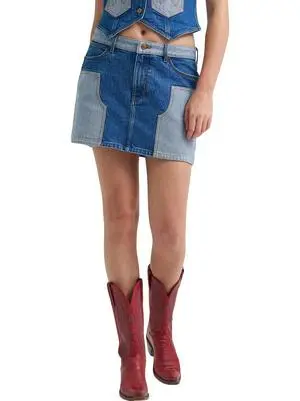 WRANGLER Western Denim Miniskirt
