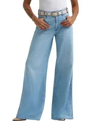 Wrangler Canyon High-waist Wide-leg Jeans - Trophy Twilight