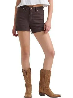 Wrangler Western Cutoff Denim Shorts - Cocoa