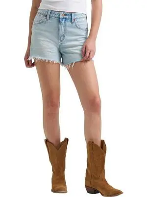 Wrangler High Waist Denim Cutoff Shorts - Mara