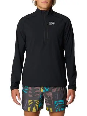Mountain Hardwear Sunshield Half-zip Top - Black