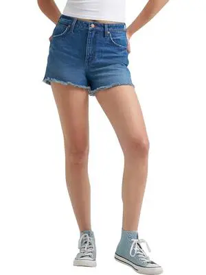 Wrangler Western Cutoff Denim Shorts - Juniper