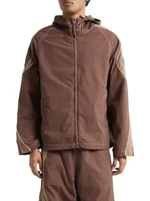 ERL Gender Inclusive Ufo Nylon Track Jacket - Brown
