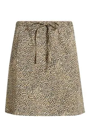 RIP CURL Animal Instincts Linen Blend Skirt