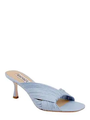 Badgley Mischka Winta Slide Sandal - Aqua Leather