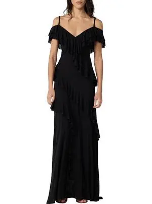 DIANE VON FURSTENBERG Sofia Cold Shoulder Gown