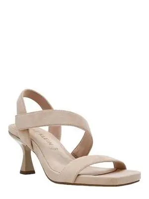 Anne Klein Justin Kitten Heel Sandal - Sand Suede