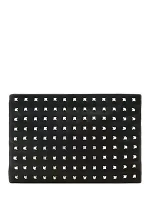 ALLSAINTS Bettina Studded Zip Clutch Bag - Black