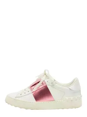 Valentino Garavani Rockstud Leather Sneakers - White