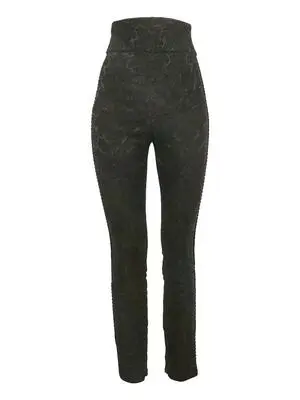 Dolce & Gabbana Jacquard Side-trim Trousers - Black