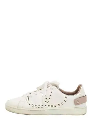 Valentino Garavani Rockstud Leather Sneakers - White