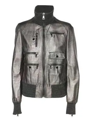 Dolce & Gabbana Zip-up Jacket - Grey