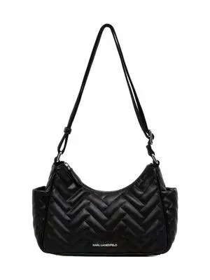 Karl Lagerfeld Quilted Crossbody Bag - Black