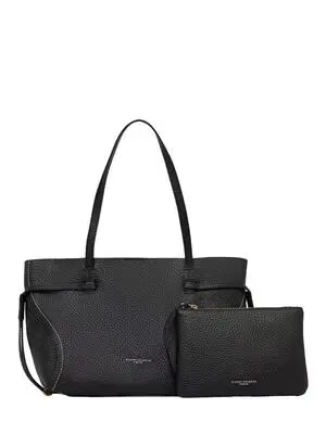 GIANNI CHIARINI Violette Detachable Pouch Tote Bag - Black