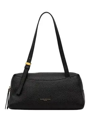 GIANNI CHIARINI Pebbled Double Zip Clutch - Black