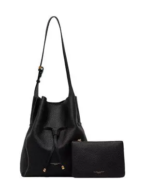 GIANNI CHIARINI Drawstring Leather Tote