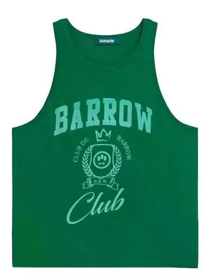 BARROW Printed Tank Top - Green