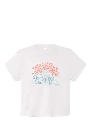 RE/DONE Graphic-print Boxy T-shirt - Neutrals