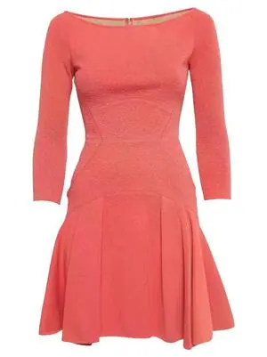 Elie Saab Pleated Mini Dress - Red