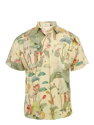 Etro Floral-print Shirt - Neutrals