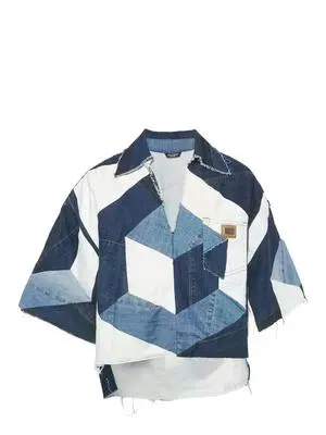 Dolce & Gabbana Patchwork Shirt - Blue