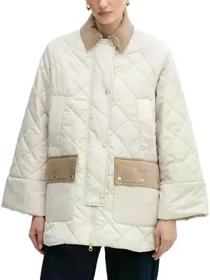 Barbour Corduroy Quilted Jacket - Neutrals