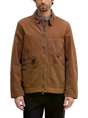 Barbour Cove Zip-up Pocket Jacket - Brown