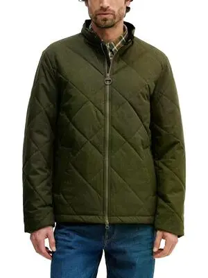 Barbour City Harrington Quilted Jacket - Green