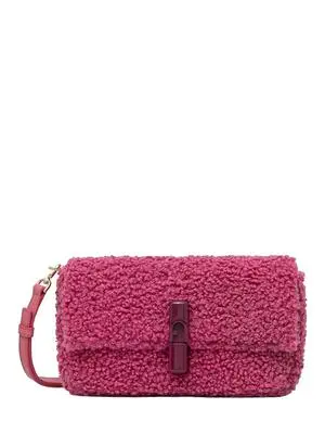 FURLA Boucle Texture Toggle Cross Body Bag