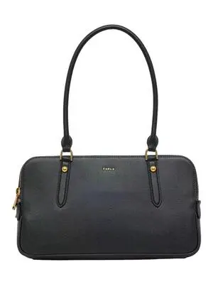 Furla Giulia Zip Top Handle Tote - Black
