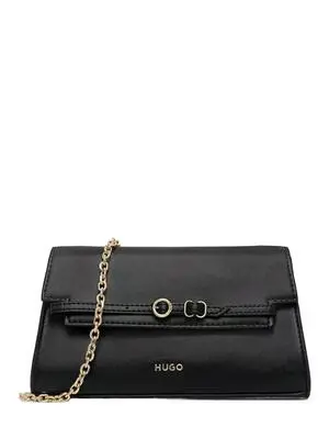 Hugo Cross Body Bag With Chain Strap - Black
