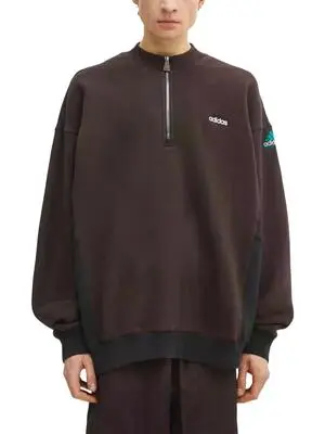 Adidas Zip Sweatshirt - Brown